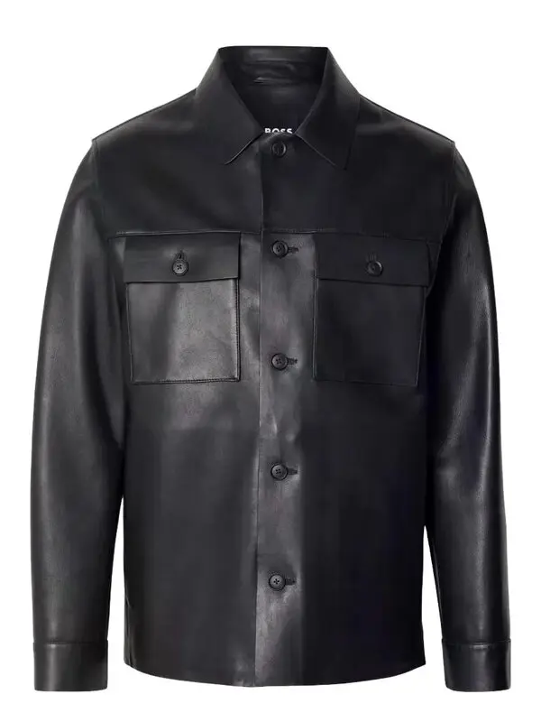 BOSS Malid Buttoned Pocket Jacket - Black