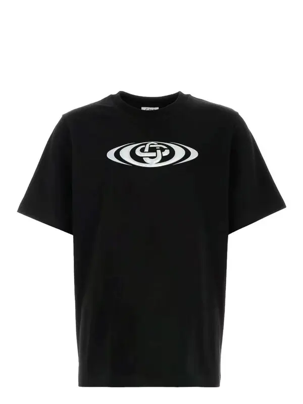 Casablanca Logo-detail T-shirt - Black