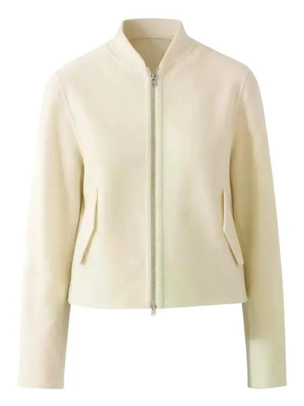 PATRICK ASSARAF Zip Pockets Bomber Jacket - Neutrals