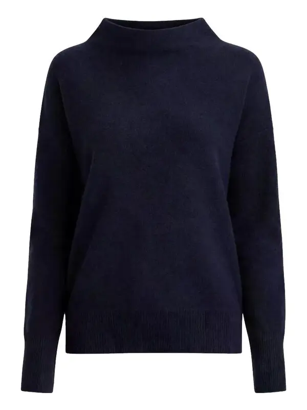 Vince Funnel-neck Sweater - Blue