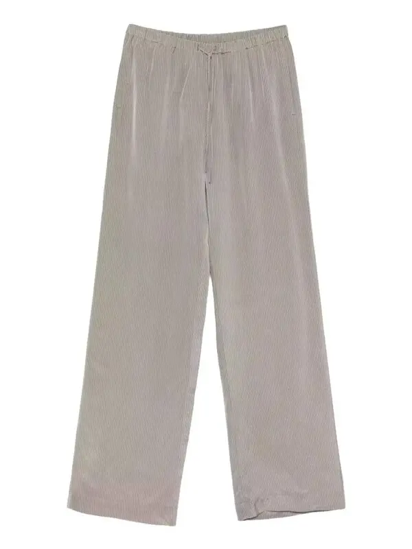 RÓHE Striped Palazzo Pants - Grey