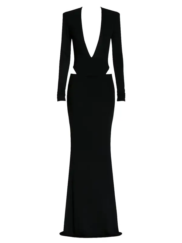 THE NEW ARRIVALS ILKYAZ OZEL Zoya Maxi Dress - Black