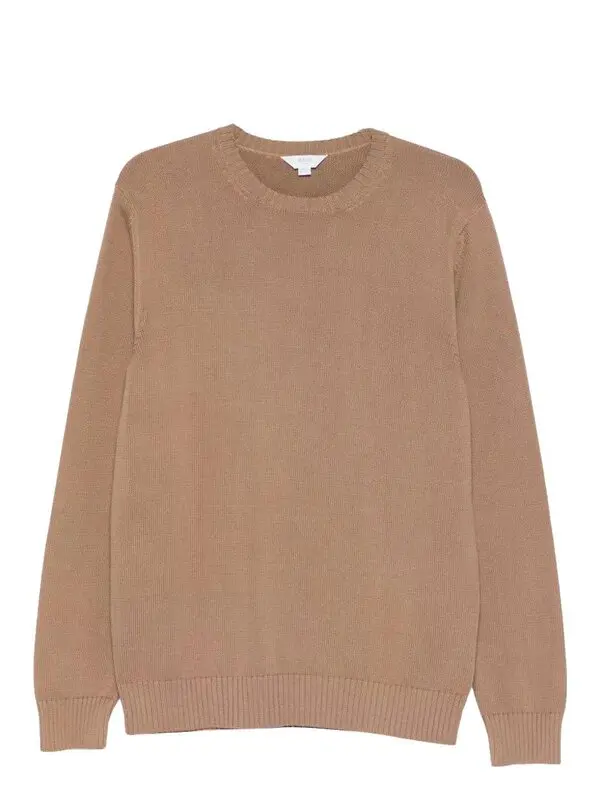 Malo Crew Neck Sweater - Brown