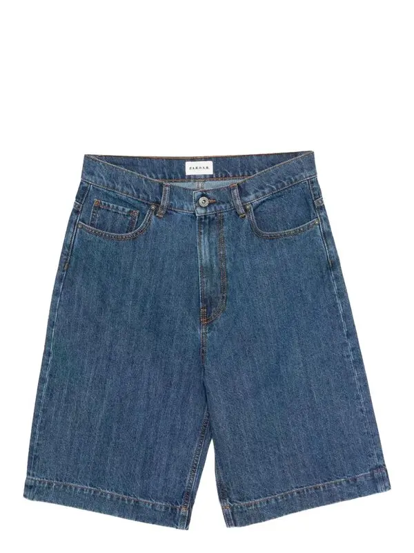 P.a.r.o.s.h Baggy Five-pocket Bermuda Shorts - Blue