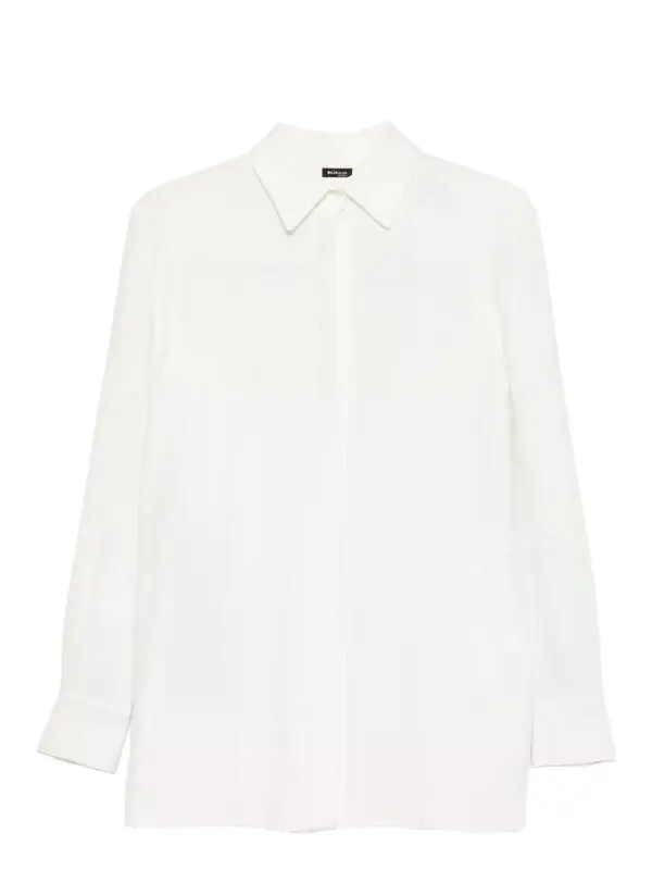 Kiton Collared Shirt - White