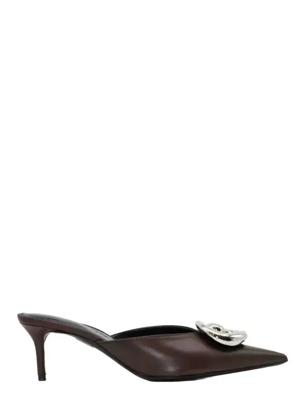 BRITT NETTA Cosmo Pointed-toe Mules - Brown