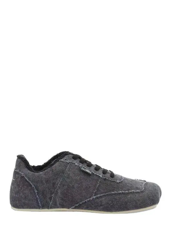 MAISON MARGIELA Anatomic Frayed-canvas Sneakers - Grey