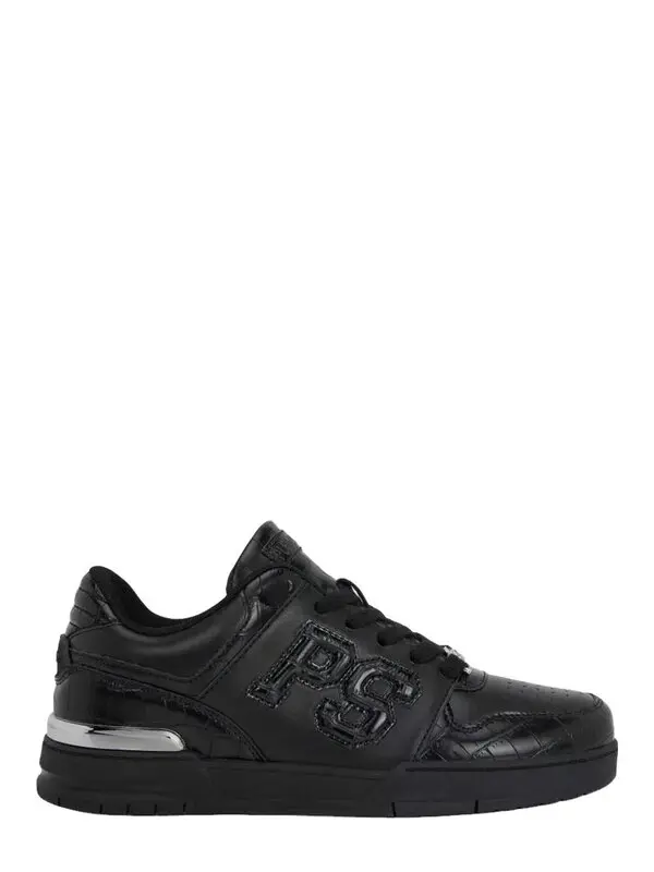 PLEIN SPORT Logo Patch Low-top Sneakers - Black