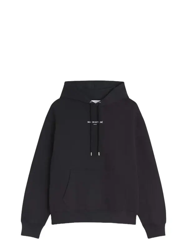 Maison Kitsuné Logo Hoodie - Black