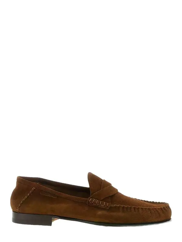 TOM FORD Suede Loafers - Brown