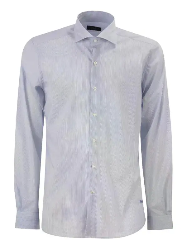 FAY Striped Shirt - Blue