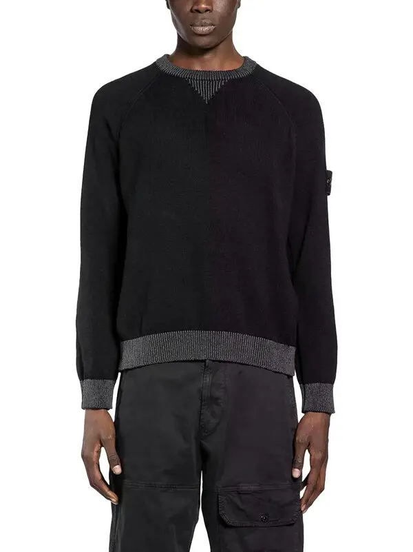 Stone Island Crew-neck Sweater - Black
