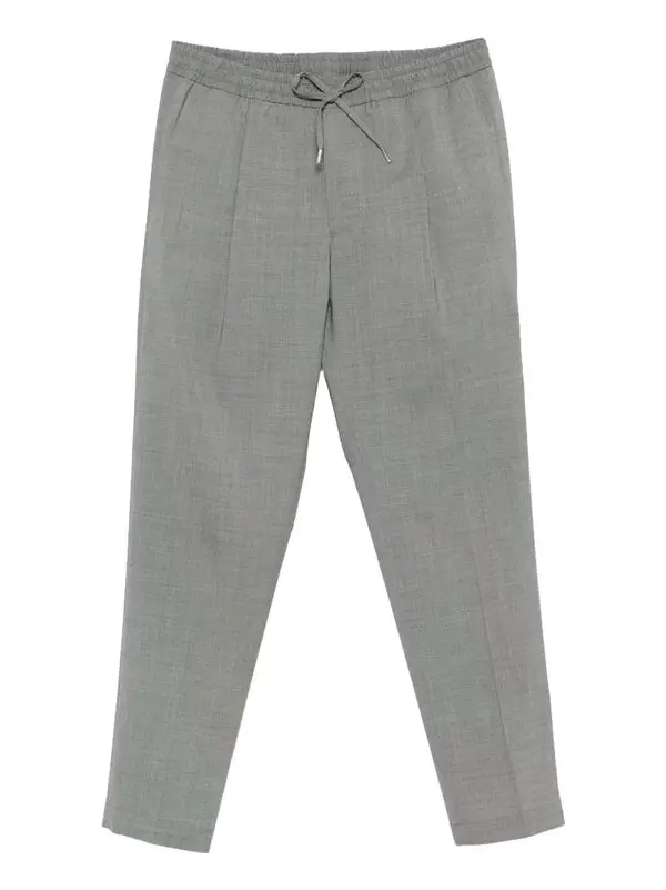 BRIGLIA 1949 Drawstring-waistband Trousers - Grey