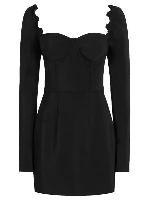 Dolce & Gabbana Short Cady Dress - Black