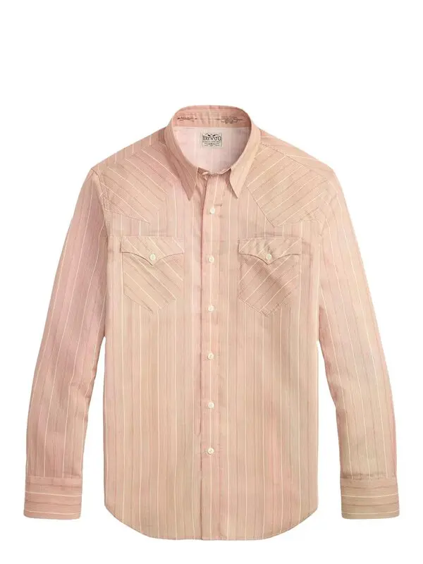Ralph Lauren Striped Cotton Shirt - Pink