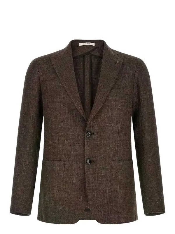 Tagliatore Single-breasted Blazer - Brown