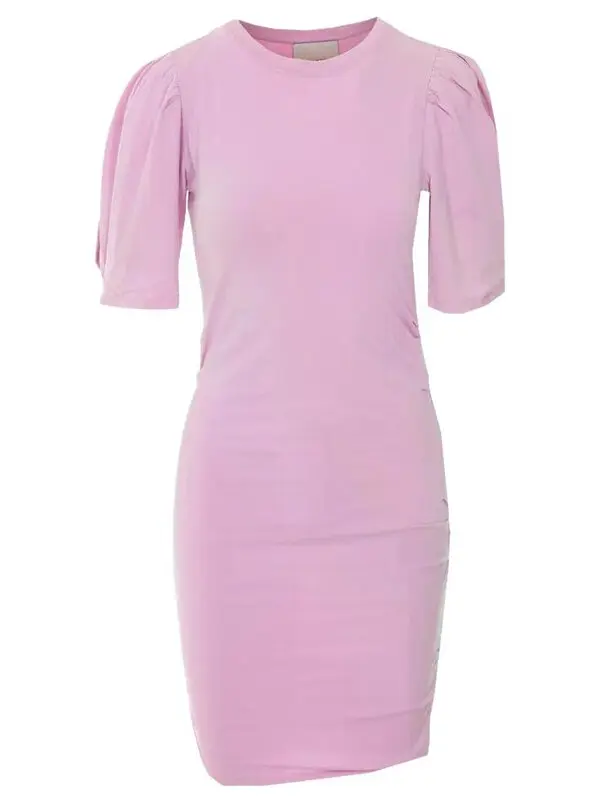 MARANT ETOILE Mylda Balloon-sleeve Midi Dress - Pink