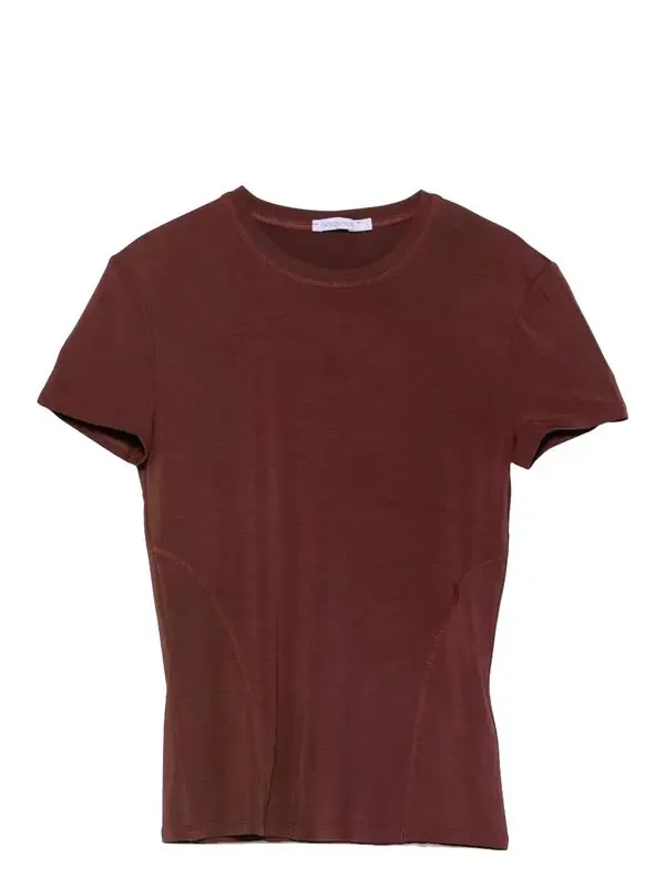 Patrizia Pepe Slim T-shirt - Brown