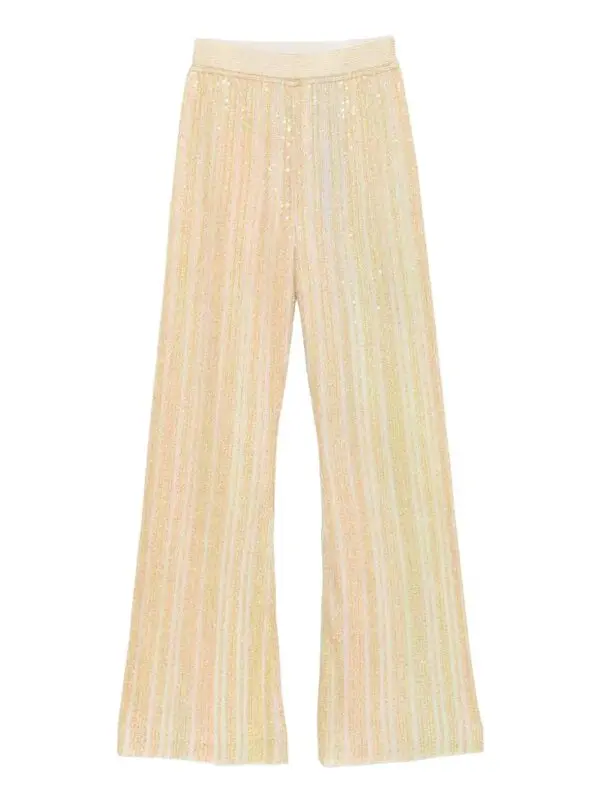 Missoni Sequin-embellished Trousers - Neutrals