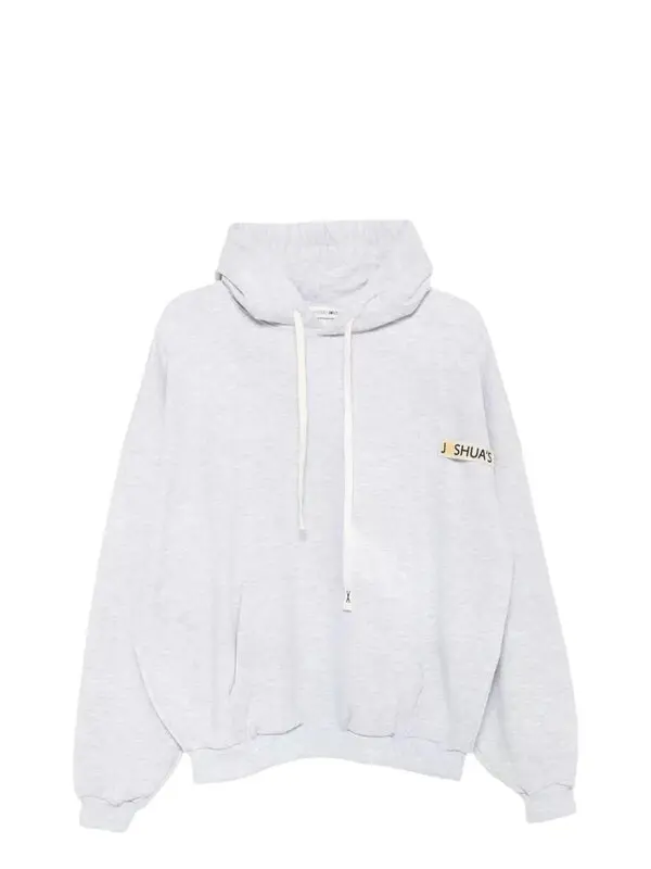 Joshua Sanders Smiley Patch Hoodie - Grey