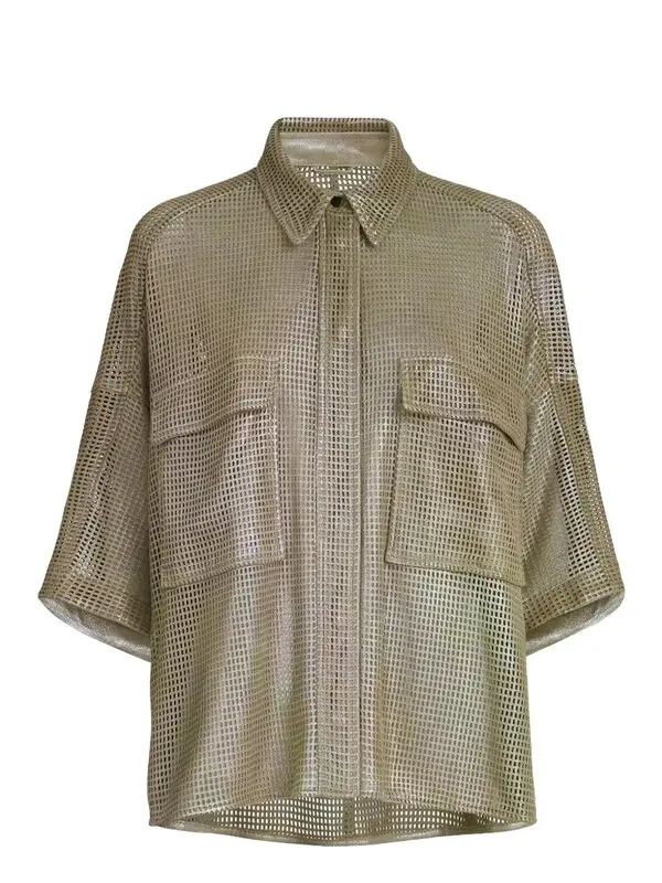 Brunello Cucinelli Short-sleeved Shirt - Green