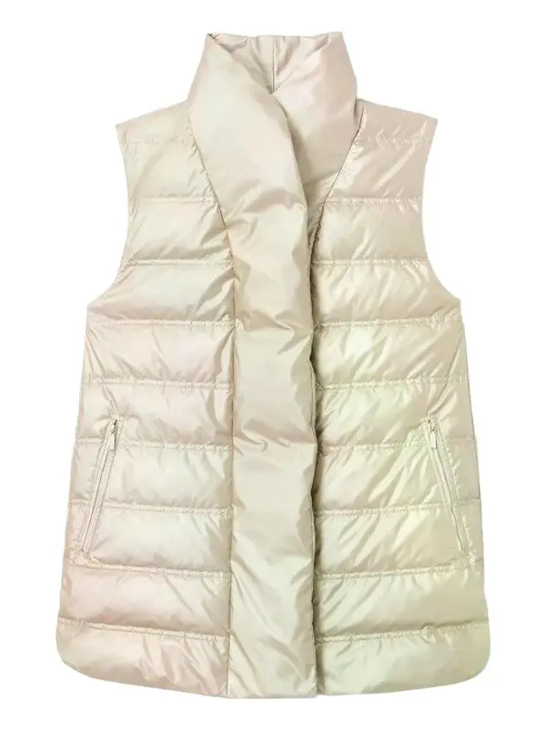 Lafayette 148 New York Shawl-collar Gilet - Neutrals