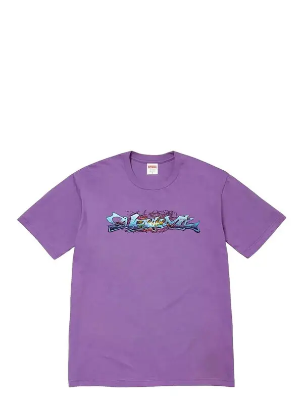 Supreme Tag T-shirt - Purple
