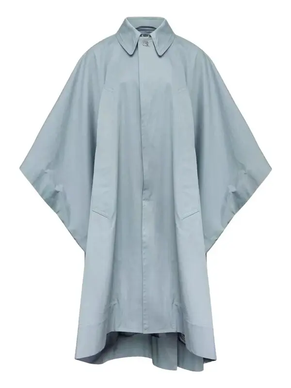 MAISON MARGIELA Collared Cape Coat - Blue