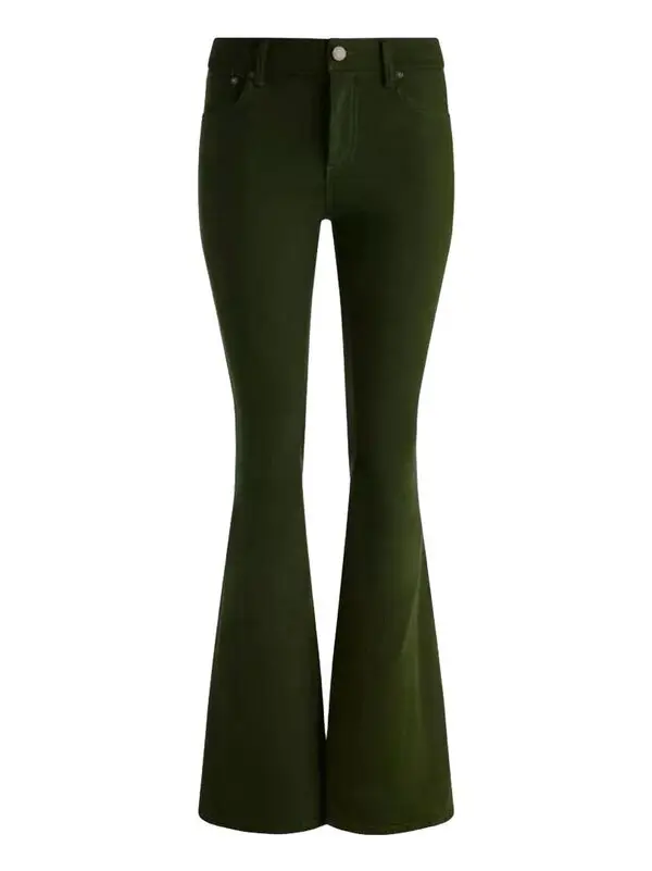 Alice + Olivia Roseline Flared Jeans - Green