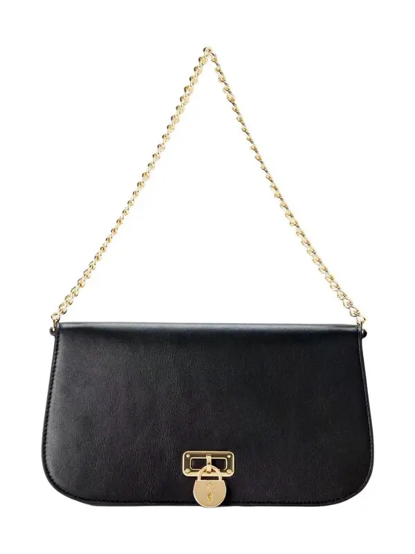 Ralph Lauren Padlock-detail Shoulder Bag - Black