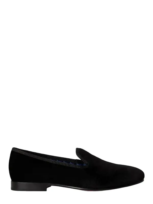 Polo Ralph Lauren Paxton Velvet Slippers - Black