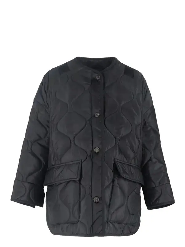THE FRANKIE SHOP Maesa Quilted Jacket - Black