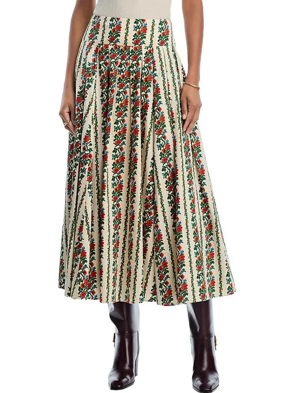 The Great. The Regency Skirt - Tapestry Floral