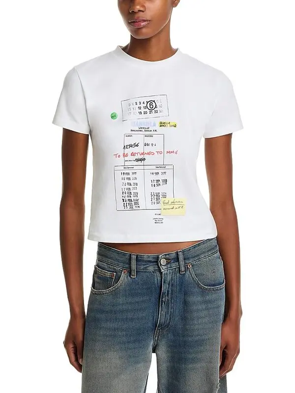 MAISON MARGIELA Graphic Tee - White