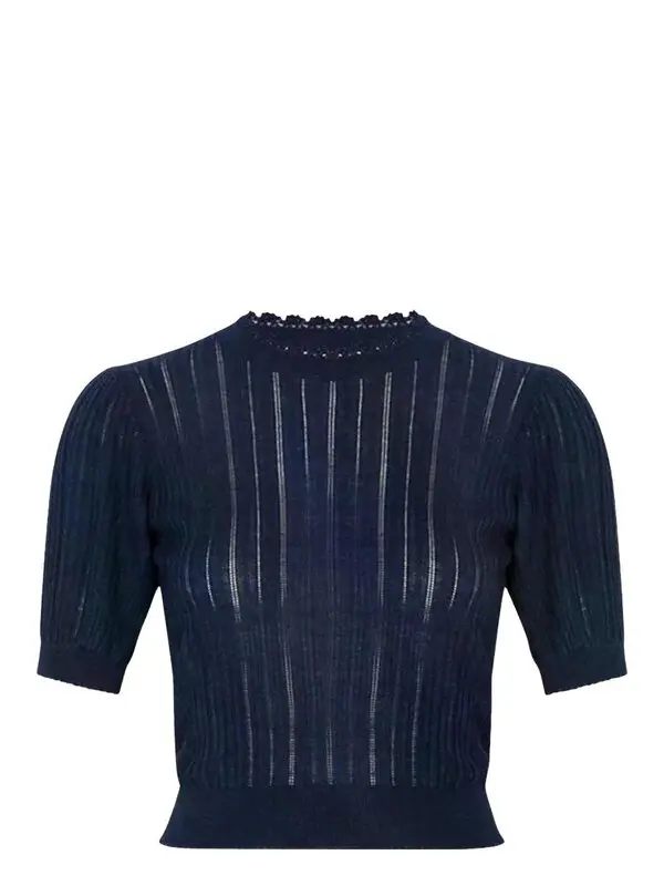 Ulla Johnson Gemma Short-sleeve Top - Blue