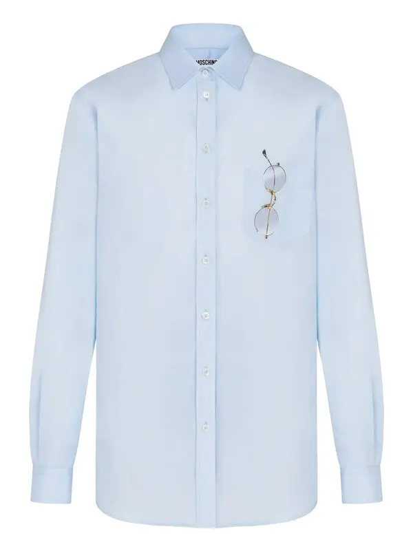 Moschino Printed Shirt - Azure