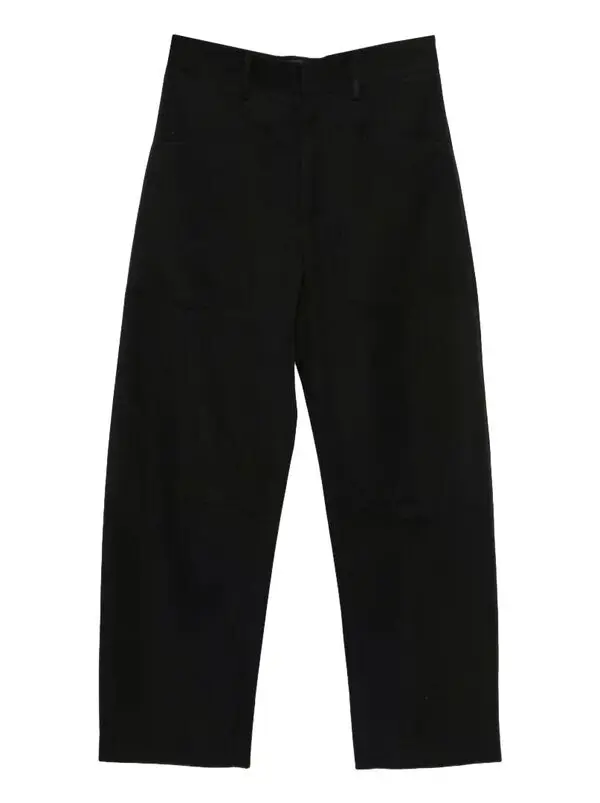 NILI LOTAN Patch Pocket Trousers - Black