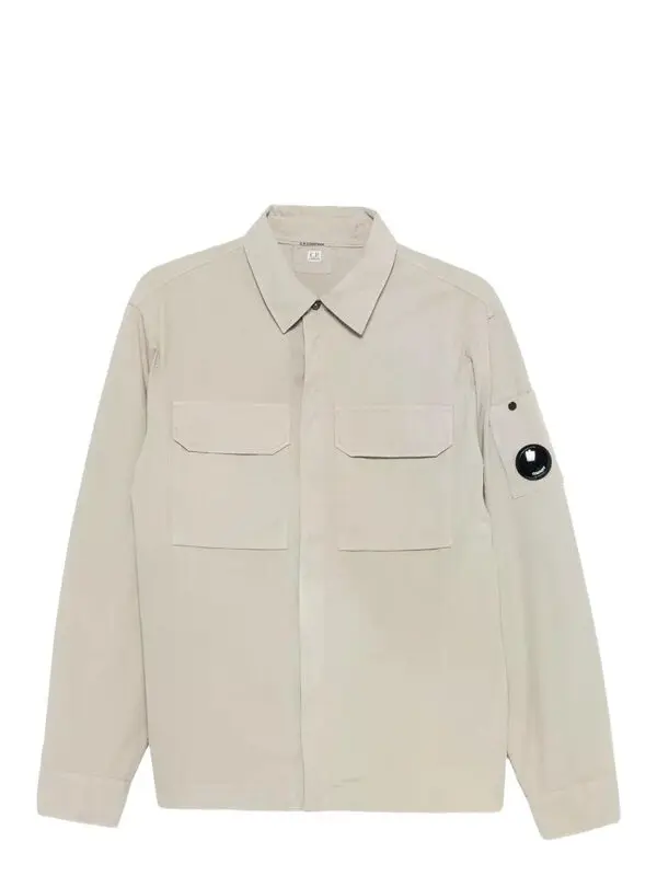 C.P. COMPANY Lens-detail Overshirt - Grey