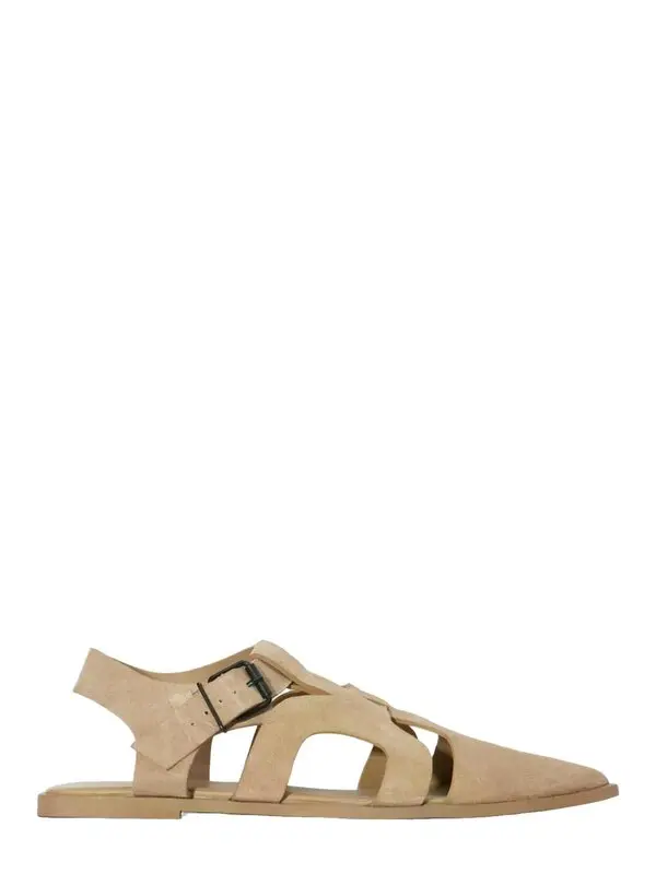 OSKLEN Calçadão Suede Sandals - Neutrals