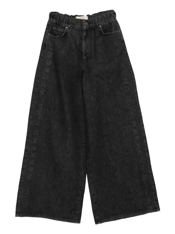 Max Mara Wkdvortice Logo Jeans - Black