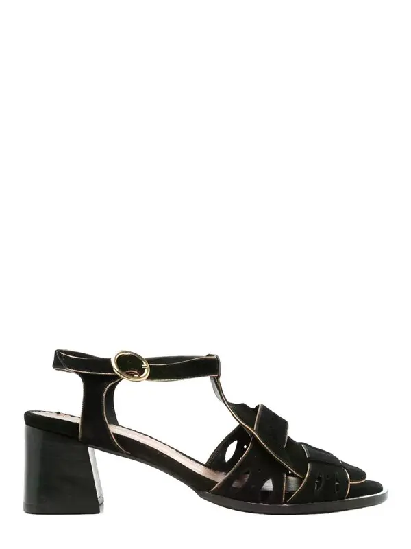 STUDIO CHOFAKIAN Bastien Ankle-strap Sandals - Black