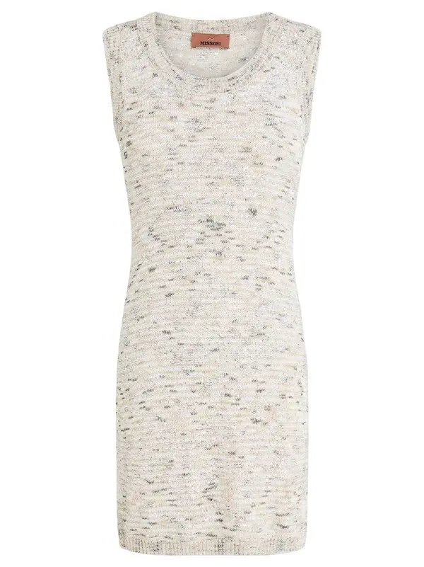 Missoni Sequin-embellished Crochet-knit Mini Dress - Ivory