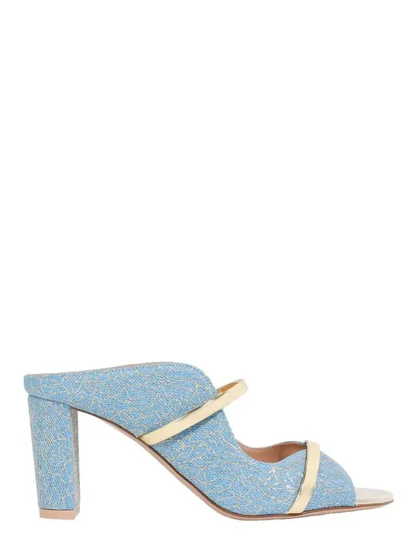 MALONE SOULIERS Norah Denim Mules - Light Denim