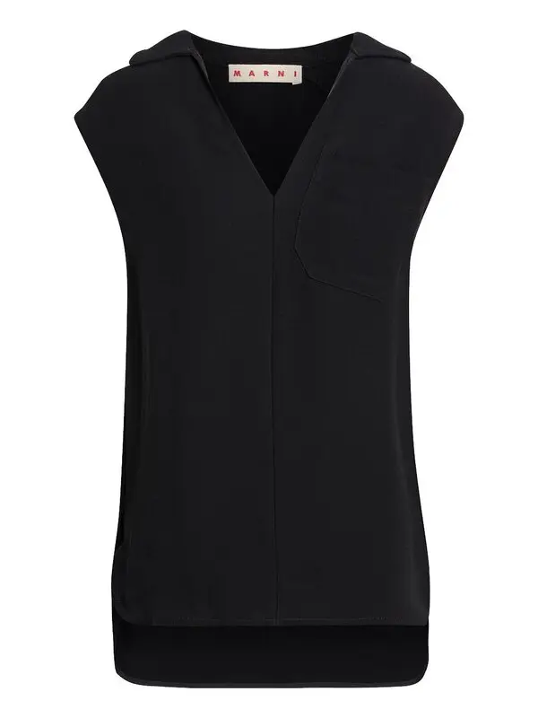 Marni Crepe Top - Black