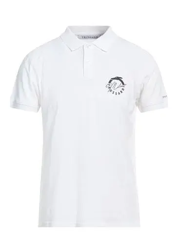 TRUSSARDI Polo Shirt Size Cotton - White