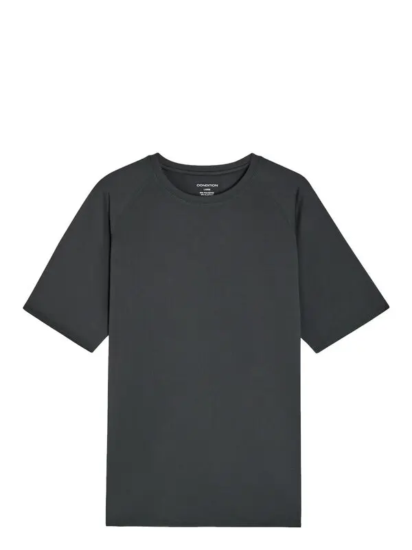 CONDITION Stretch-jersey T-shirt - Grey