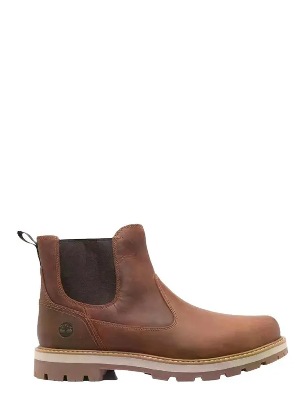 Timberland Logo-embossed Leather Chelsea Boots - Brown