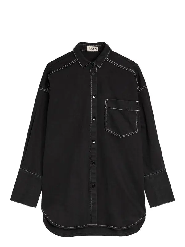 AKYN Fenella Denim Shirt - Black