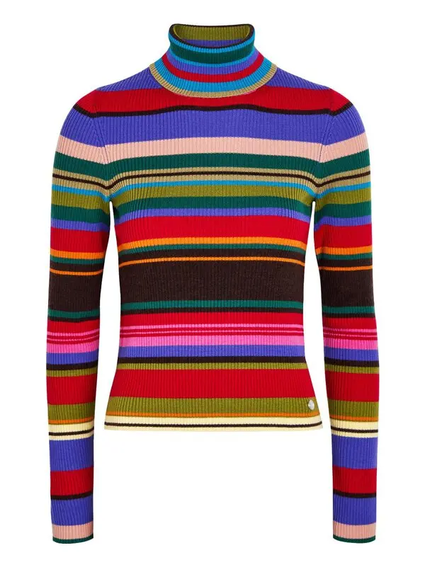 Acne Studios Kila Striped Wool Top - Multicoloured