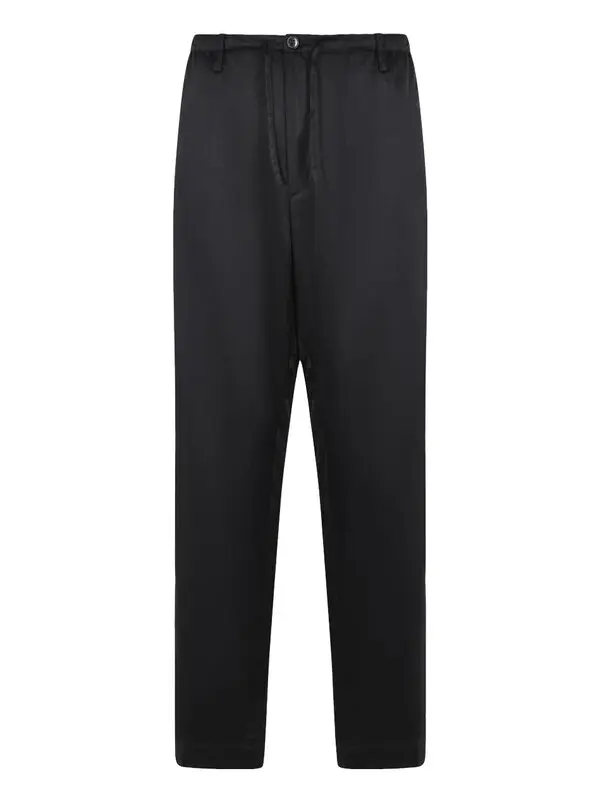 Dries Van Noten Penny Cotton Blend Pants - Black